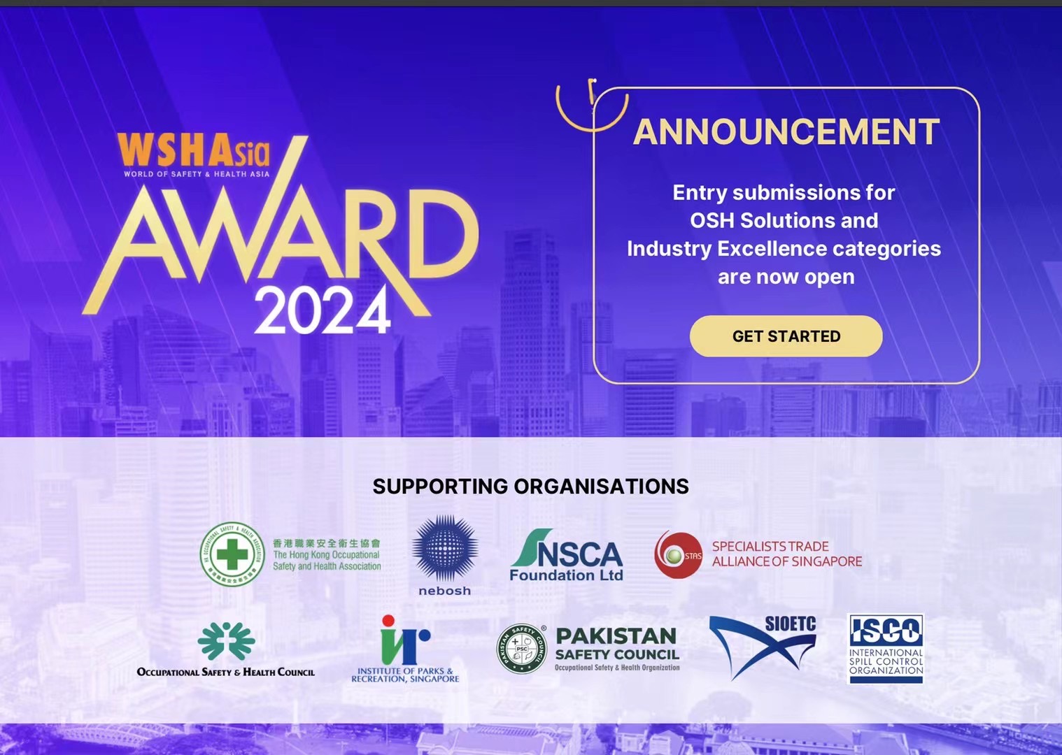 ISCO Proudly Supports WSHAsia Award 2024 - Spillcontrol - Spill Control