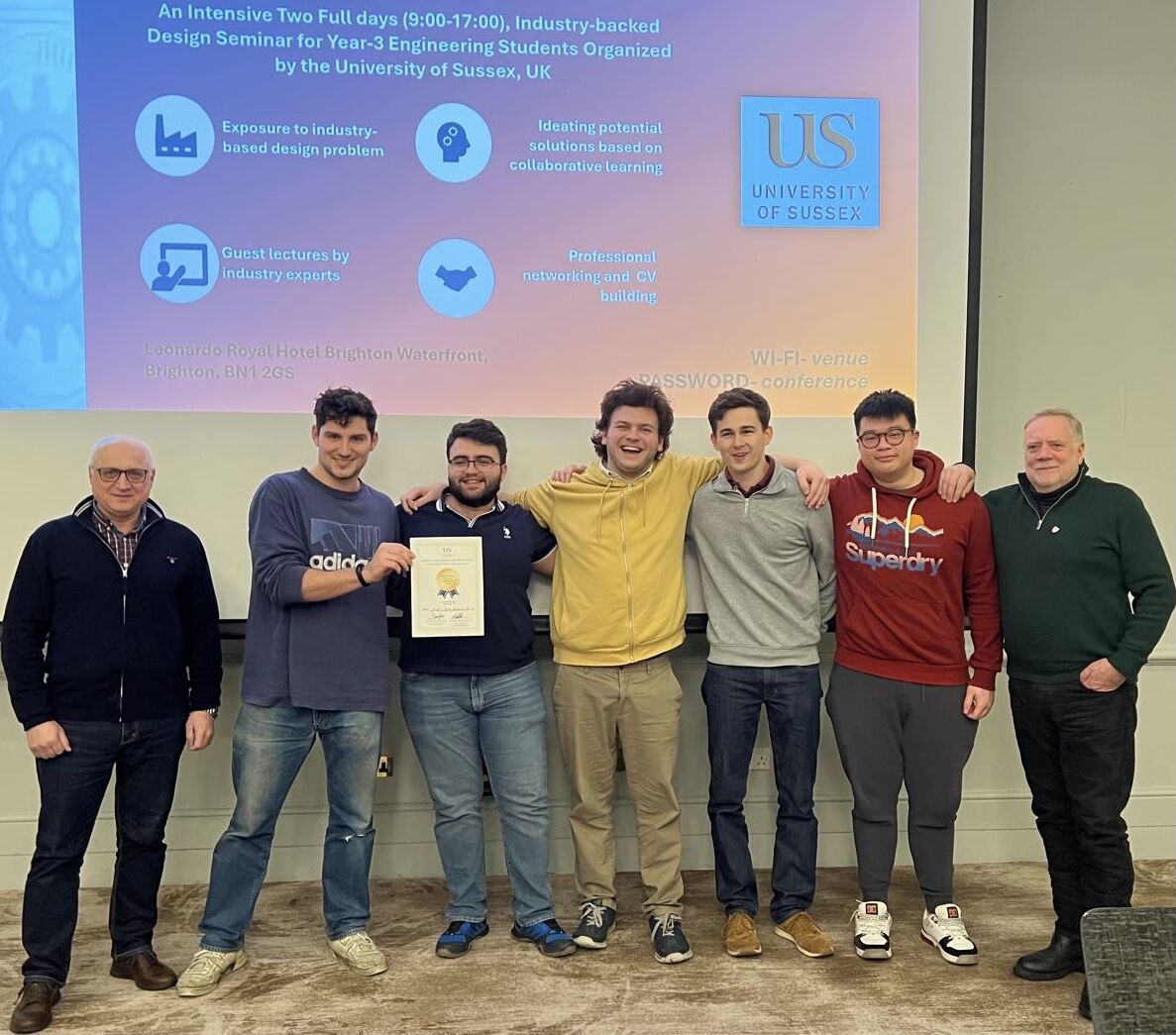 ISCO challenges University of Sussex in 2 day design seminar ...