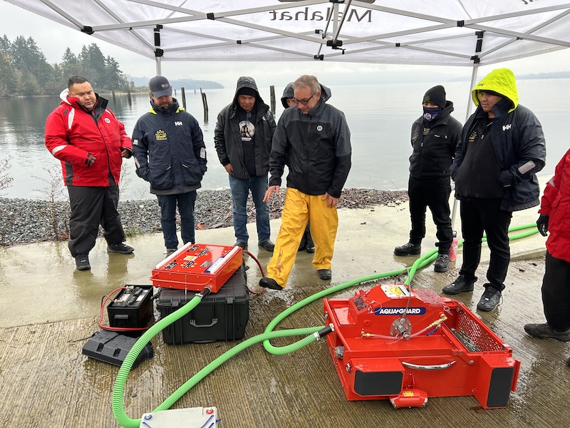 Malahat Nation Receives Award Winning CFSH Mechanical Oil Sheen ...